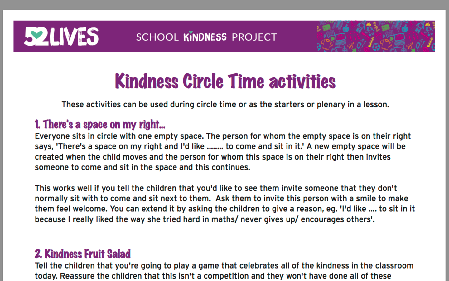 School of Kindness | Encouraging Kindness in Schools