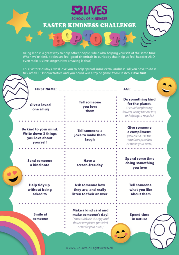 Easter Challenge - School of Kindness