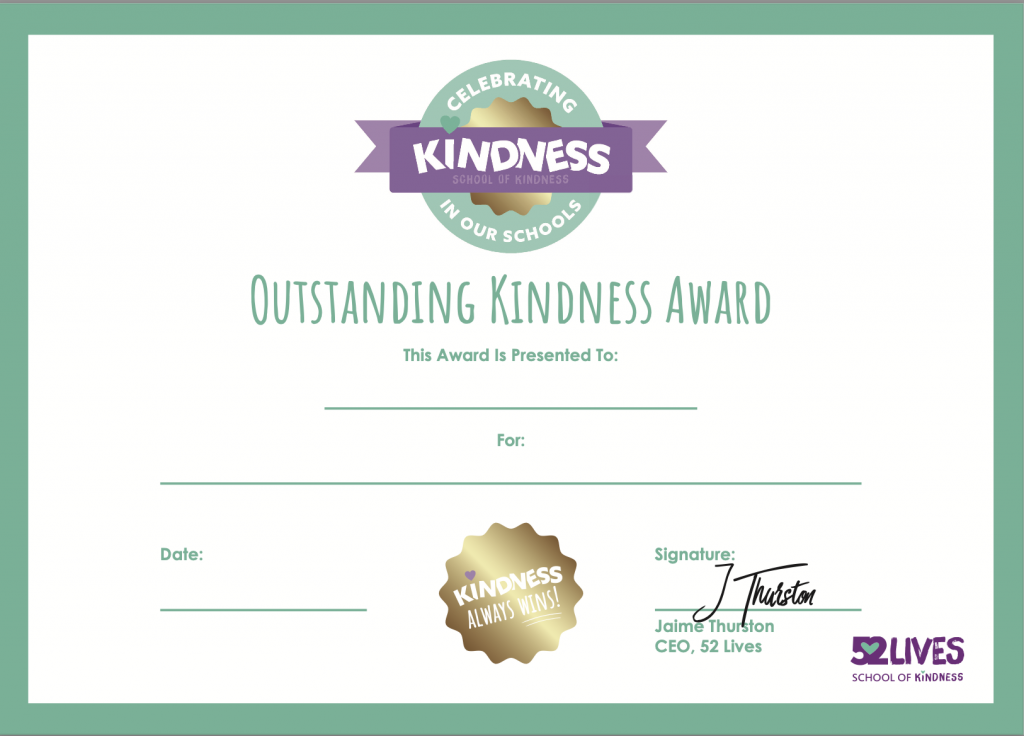 Mini Kindness Awards - School of Kindness